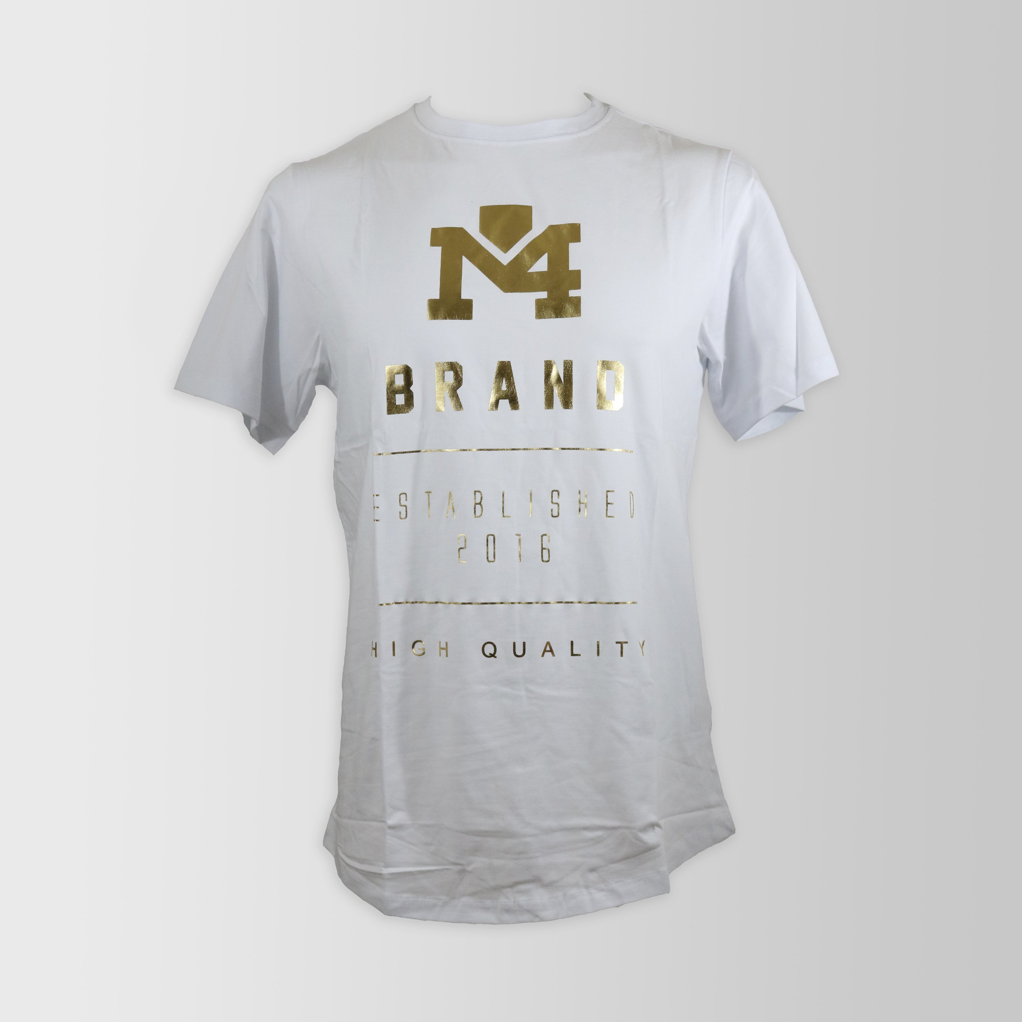 Metallic M4 Brand Logo Tee – M4 by Yadi